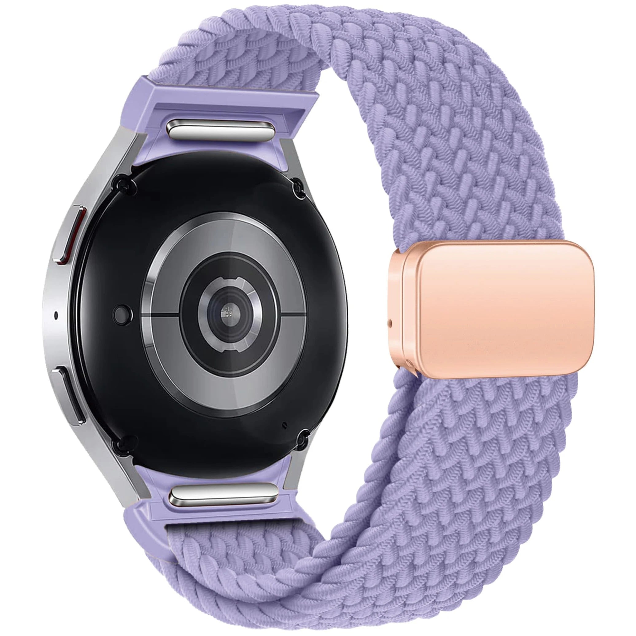 20mm Samsung Galaxy Watch Strap/Band | Lavender Purple Braided Watch S ...